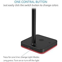 Amazon.com: RGB Headphone Stand with Wireless Charger KAFRI Desk Gaming ...