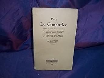 Amazon.com: Pour le cimentier: Chaplet A: Books