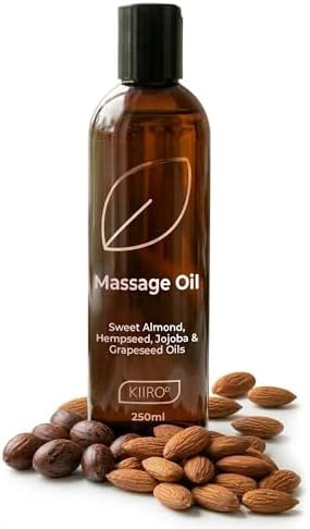 Amazon.com: KIIROO Relaxing Massage Oil 8oz – Body Oil for Muscle ...