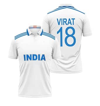 India Test Cricket Team Jersey 2024 (Kids,Boys,Men)(X-Large 42 ...