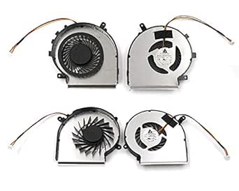 New Replacement CPU & GPU Cooling Fan for MSI GE62 GE72 GL62 GL72 PE60 ...