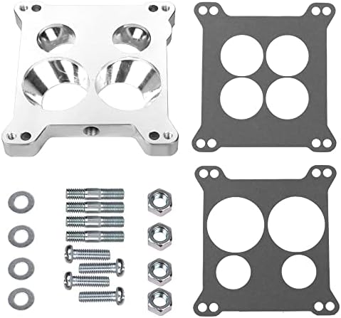 Amazon.com: Aluminum Edelbrock Carbuertor Spacer Adapter #2696 Carter ...