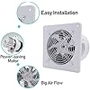 MEKOTRIN 6 Inch/150 mm Extractor Fan Kitchen, Wall Mounted Exhaust Fan ...