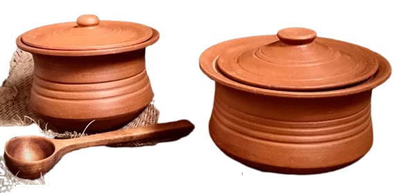 Buy Clay Curd Pot Stylish Clay Curd Pot Dahi Handi/Dal Handi/Mitti ...