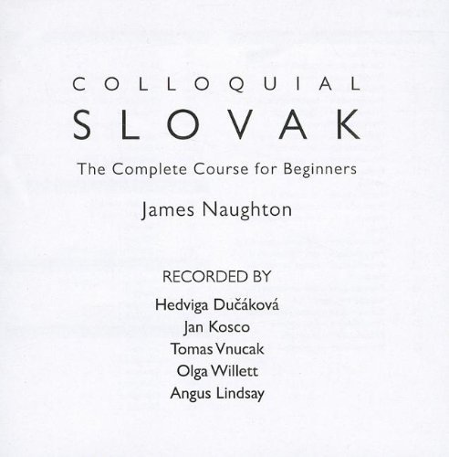 Amazon.com: Colloquial Slovak: The Complete Course for Beginners ...