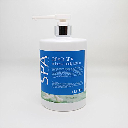 Amazon.com : AQUA THERAPY Dead Sea Mineral Body Lotion 1 lit 33.81 oz ...
