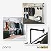 Amazon.com: pamo Industrial Pipe Clothing Rack - KIM II Double ...