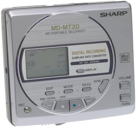 Amazon.com: Sharp MDMT20 S Minidisc Player / Recorder with Anti Shock ...