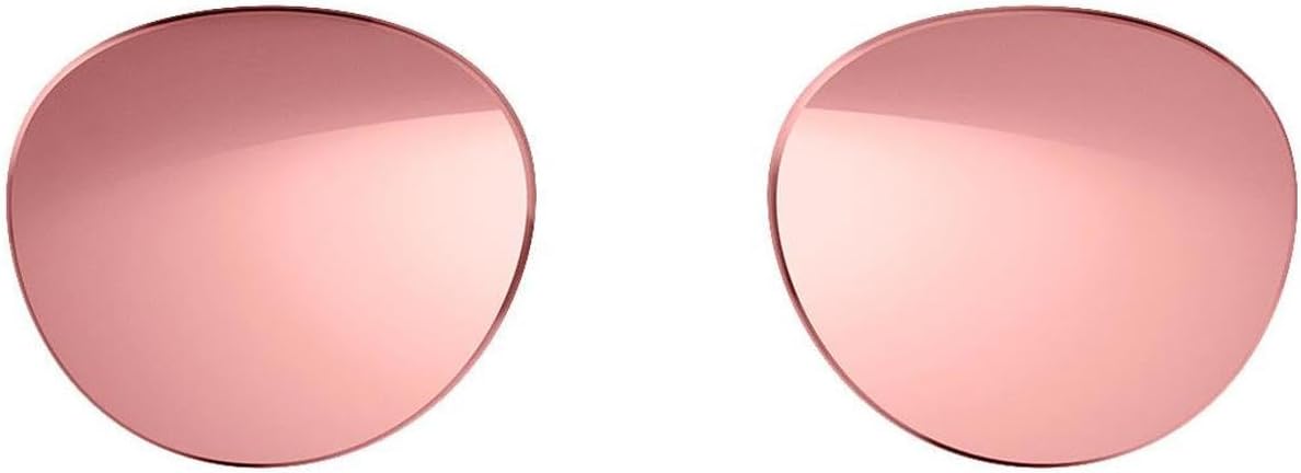 Amazon.com: Bose Frames Lens Collection, Mirrored Rose Gold Rondo Style ...