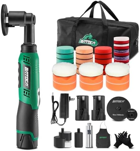 Amazon.com: BATOCA S6 Micro Cordless Polisher for Car Detailing, 2x2 ...