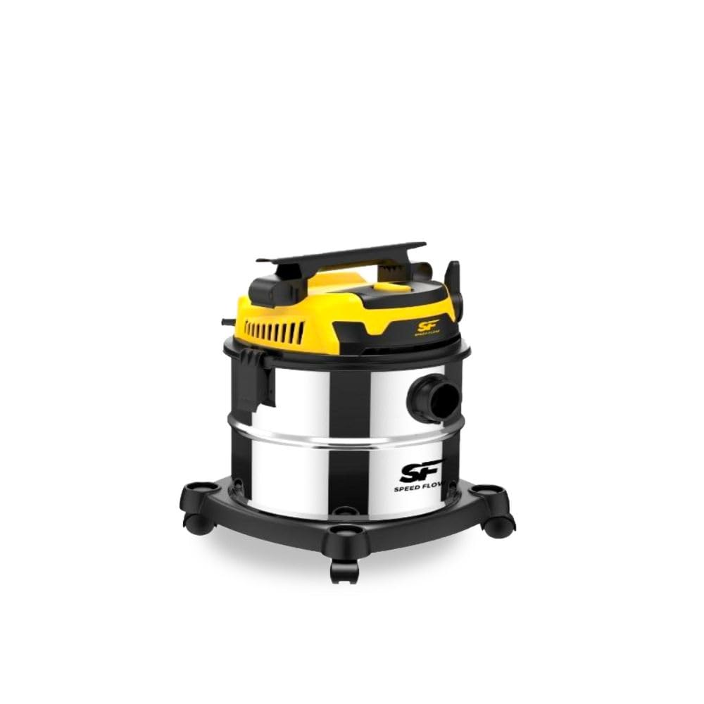 SPEED FLOW Wet & Dry Vacuum Cleaner SFV-25 SS, 25L Tank, 1400W Motor ...