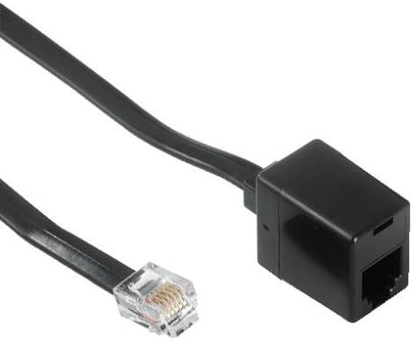 Hama Analogue Modem Cable Extension US 6P6C Modular Plug US 6P6C ...