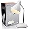 Newhouse Lighting Oxford White Metal Flexible LED Goose Neck Lamp for ...