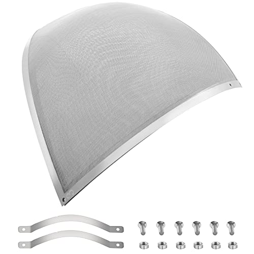 VEVOR Fire Pit Spark Screen, 37-inch Diameter Spark Screen Cover ...