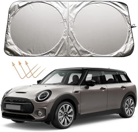 Amazon.com: XHRING Car Windshield Sun Shade Sunshade for Mini Cooper ...