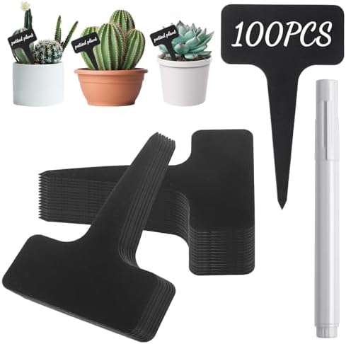 Roosea 100 PCS Plant Labels Plastic Plant Labels for Seedlings Plastic ...