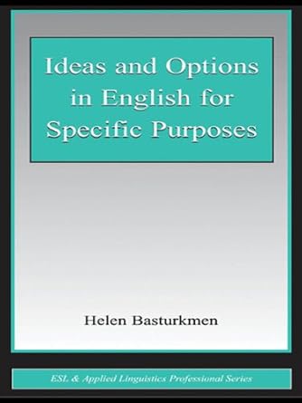 Ideas and Options in English for Specific Purposes (ISSN) - Kindle ...