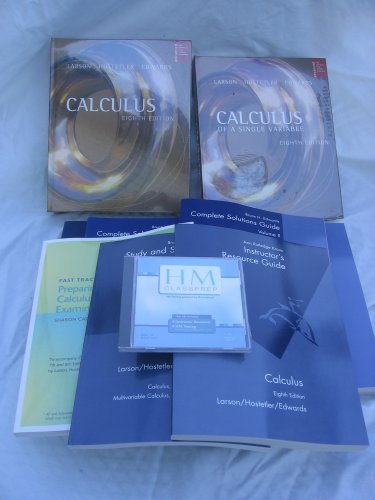 Calculus of a Single Variable Advanced 8th Edition with Booklet: Larson ...