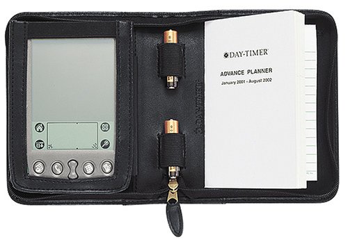 Day-Timer(R) Handheld Vinyl Computer Binder, 3 1/2in. x 6 1/2in., Black ...