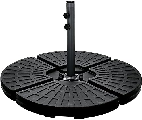 Crystals Set of 4 Cantilever Parasol Base Weights, Fillable with Sand ...