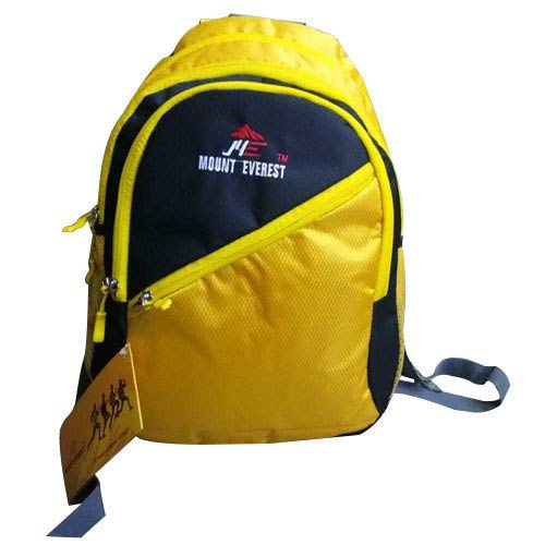 Buy Mount Everest Polyster Laptop Backpack (Black-Yellow) at Amazon.in