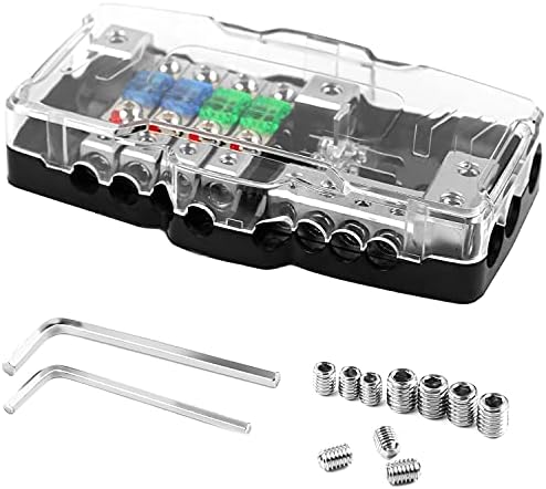 Amazon.com: Multi-functional LED Car Audio Stereo ANL Fuse Holder ...