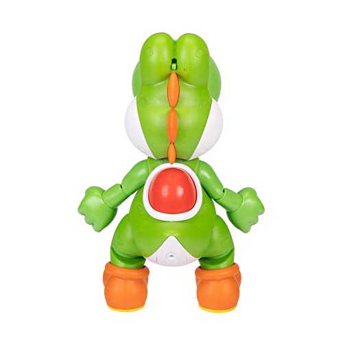 Super Mario Let's Go, Yoshi! 12-Inch-Tall Interactive Action Figure ...