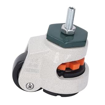 Juroupi Leveling Stem Caster 40mm Outer Diameter M8 Thread Rod Rubber ...