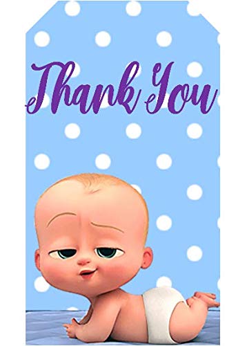 Boss Baby Theme Thank You Tags for Boss Baby Theme Birthday Party ...