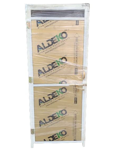 Arihant Steel Aluminum Frame with hylem Sheet Doors (34×72) : Amazon.in ...