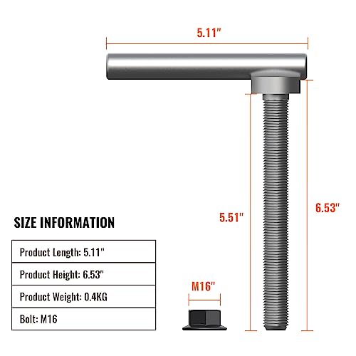 Snapklik.com : Sulythw Clamp On Pallet Forks Bolts