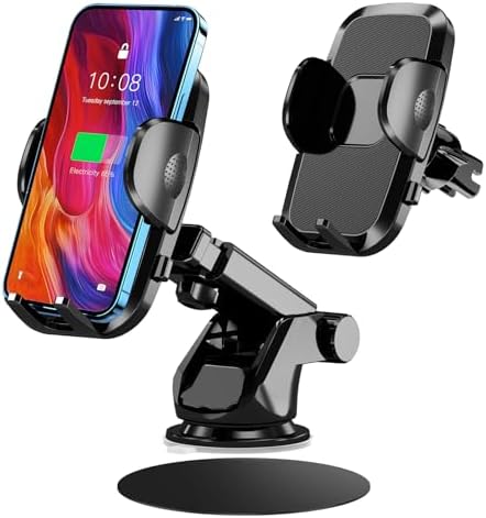 Amazon.com: LOTUNY Car Phone Holder, Universal Hands-Free Phone Holders ...