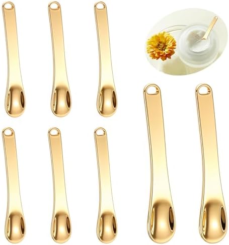 Amazon.com : 8 PCS Metal Makeup Spatula Tool, Mini Skin Care Spatula ...