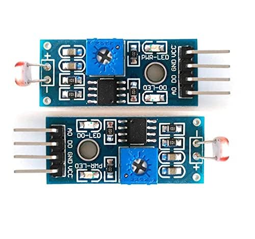 RoboElectrixx LM393 Light-Dependent Control Sensor - LDR Light Sensor ...
