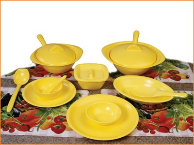 PARAS MIRACLE WARE Microwave Dinner Set (42 Pieces) : Amazon.in: Home ...