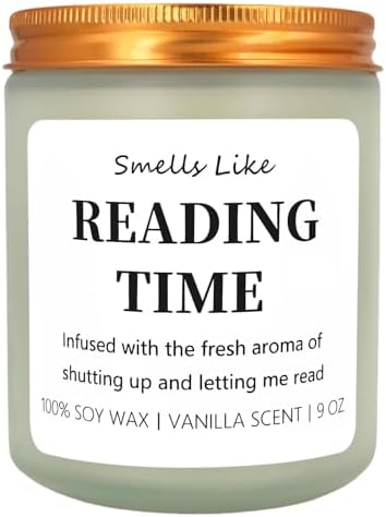 Amazon.com: GSPY Reading Candle, Book Lovers Gifts, Readers, Bookish ...