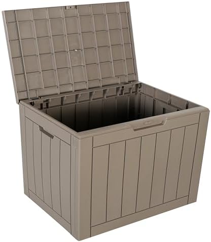 Amazon.com : Keter Kentwood 50 Gallon Resin Deck Box-Organization and ...