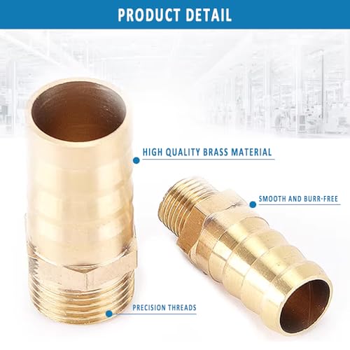 Male BSP Thread 3/4″ Male Thread Pipe Fitting 16 mm Barb Hose Tail ...