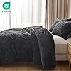 Amazon.com: PHF 3 Pieces Sherpa Fleece Comforter Set Queen Size, Super ...