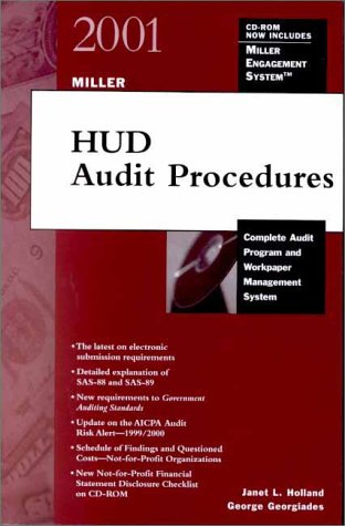 2001 Miller HUD Audit Procedures (with CD-ROM): Holland, Janet L ...
