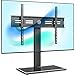 FITUEYES Universal TV Stand with Swivel Mount Height Adjustable for 50 ...