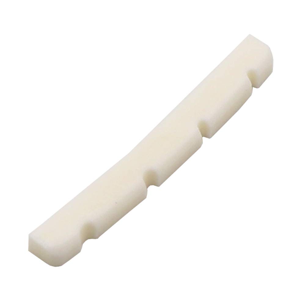 Snapklik.com : DISENS Curved Bottom Nut Slotted Bone Bass Guitar Nuts ...