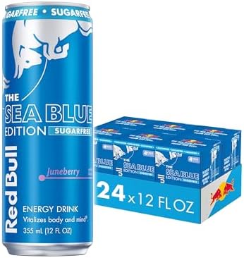 Amazon.com: Red Bull Sea Blue Edition Sugar-Free Energy Drink ...