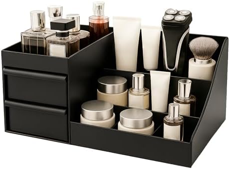 Amazon.com: SEOSI Cologne Organizer for Men, Bathroom Countertop ...