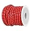 Amazon.com: GENIQUE Real/Genuine Round Braided Leather Cord String Rope ...