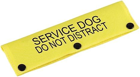 Amazon.com : Advivio Service Dog Funny Red Dog Leash Sleeve, Wrap Alert ...
