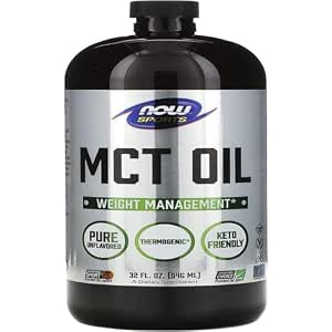 Now MCT Oil 100% pure (glass) 946mL : Amazon.in: Health & Personal Care