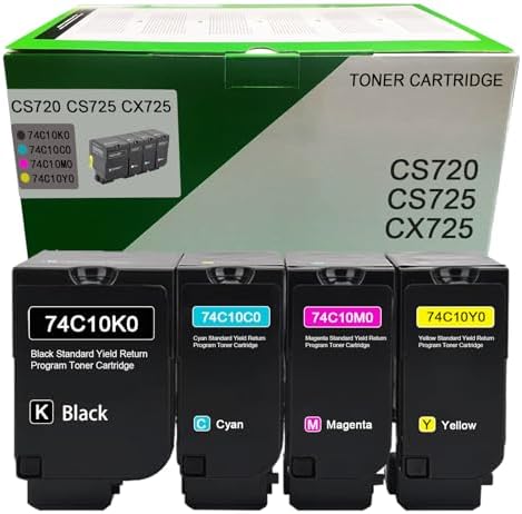 Amazon.com: HOIEAYTON High Yield CS720 CS725 CX725 Toner Cartridge ...
