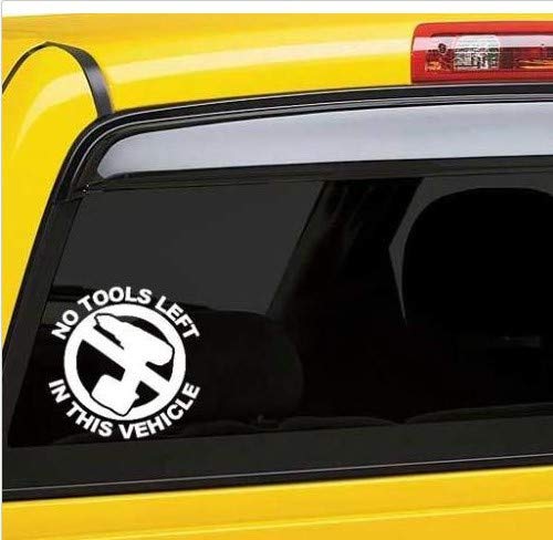 FidgetGear NO Tools Left in This Vehicle Funny Car Warning Sticker ...