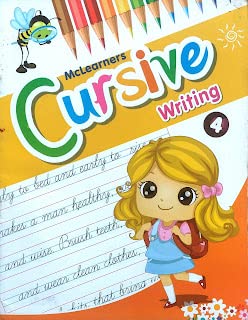 Amazon.in: Buy Cursive Writing Book 4 by Mc Learners Publications Book ...
